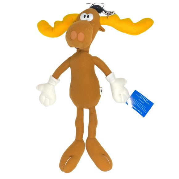 toy factory | Toys | Vtg Bullwinkle Moose Toy Factory Stuffed Animal ...